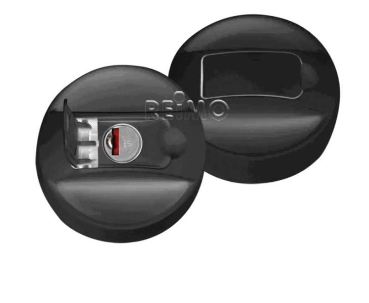 Tank lock with locking flap, black | Motorhome Locks & Caravan Locks ...