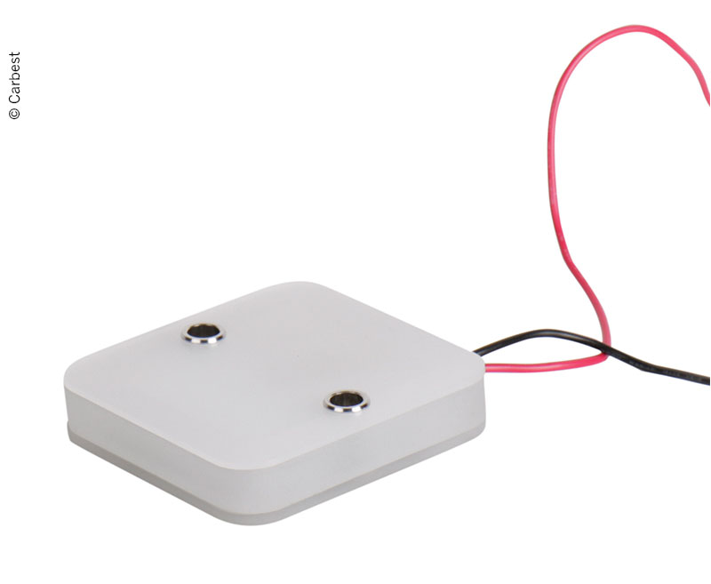 LED flat panel light 70x70mm, 12V, 3W, 1mm high | LED Lamps 12V ...