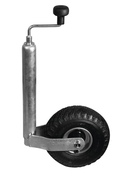 Support wheel, sheet steel, 260x85, 48mm air | Jockey Wheel, Caravan ...