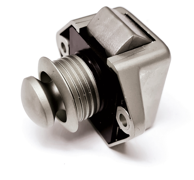 Push Snap Mini complete set silver matte - 50 pieces | Push-Lock Knobs ...