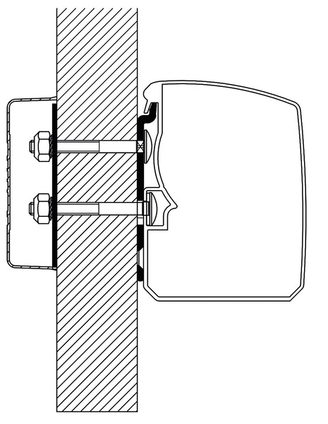 Thule Markise 3200, Adapter Flat Wall | Thule Markise | Markise ...