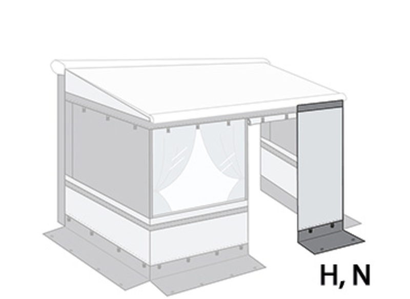 Front 40cm PR Light F80 | Markisenvorzelt Fiamma | Markise Wohnwagen ...