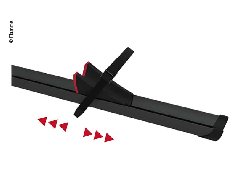 Rail Premium bicycle rail 139 cm, black | Fiamma Bike Rack | Bike Racks ...