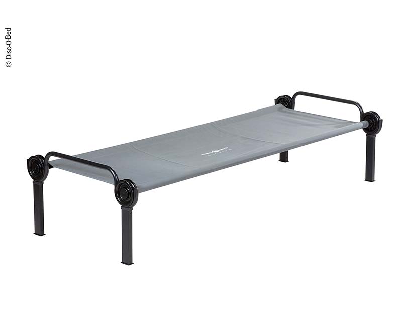 single bed Sol-O-Cot grey 208x82,5x92,5cm, load bearing 136kg | Reimo ...