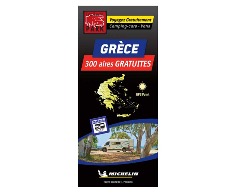 Michelin Map of pitches Free pitches in Greece | Camping Directory ...