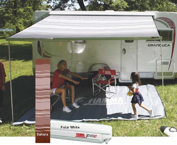 The new awning for motorhomes with 2nd channel rail | Fiamma Canopy ...