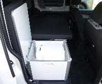 VW Caddy Camp Maxi Storage Box for Porta Potti 335 - High Gloss White ...