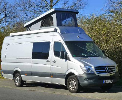 Sleeping roof for Mercedes Sprinter 6 m vehicle length | Fiat Ducato ...