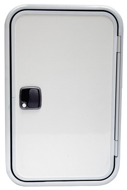 Porte de caravane préfabriquée en System 2000 blanc | Porte de camping ...