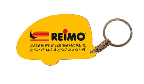 Keychain Caravan with Reimo Logo | Motorhoome Stickers, Warning ...