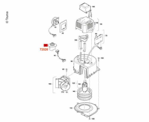 Control panel integrated | Truma Heater Spare Parts, Truma Heater ...