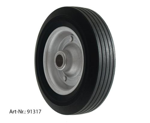 Running wheel 200 x 50 solid rubber | Jockey Wheel, Caravan Jockey ...