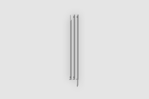 BENT telescopic rod 130-230cm, silver | Awning Poles | Awnings for ...