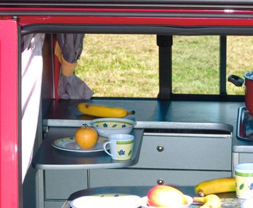 Kitchen unit with sideboard for Travel Style VW T5 kR | Campervan ...